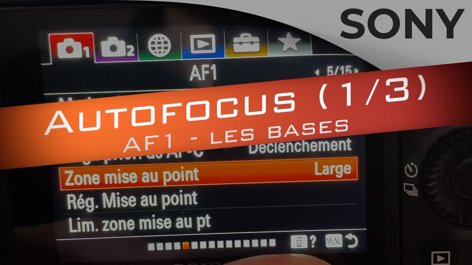 Configurer l'Autofocus Sony : les bases de la mise au point (1/3) - Les ...