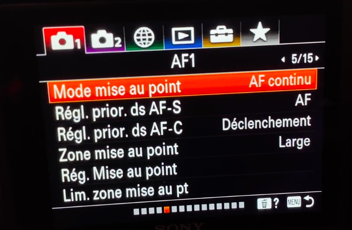 Configurer l'Autofocus Sony : les bases de la mise au point (1/3) - Les ...